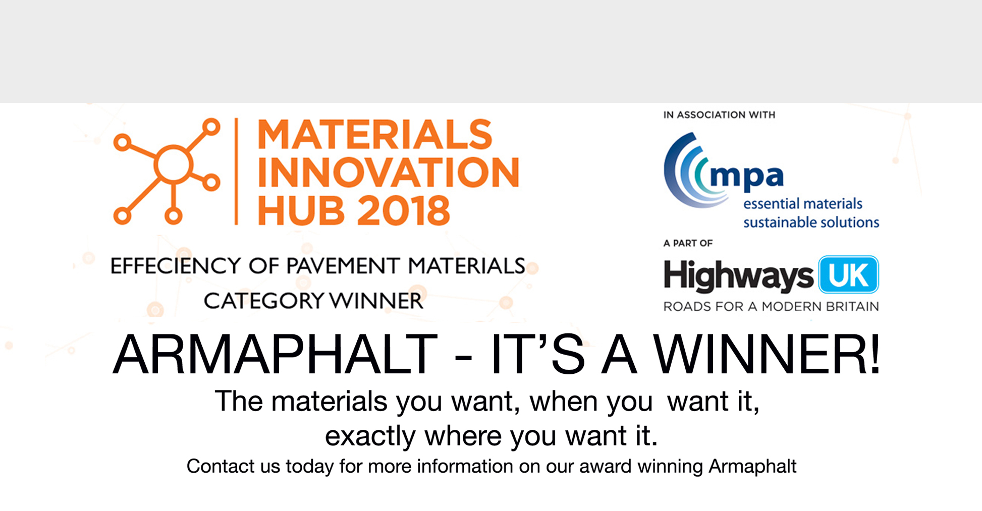 Highway Maintenance Products | Asphalt Newcastle UK